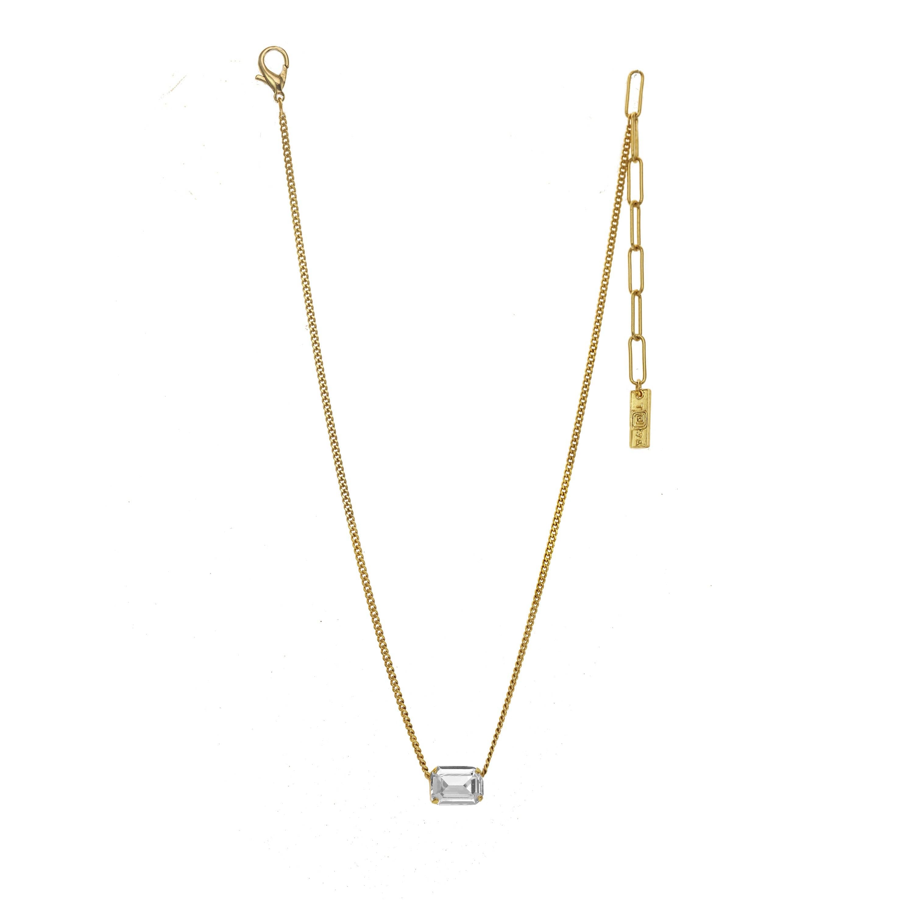 Rubin Necklace in Clear – The Hidden Closet